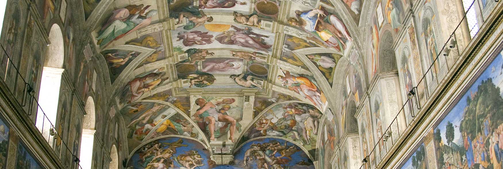Is The Sistine Chapel Ceiling Flat | Shelly Lighting